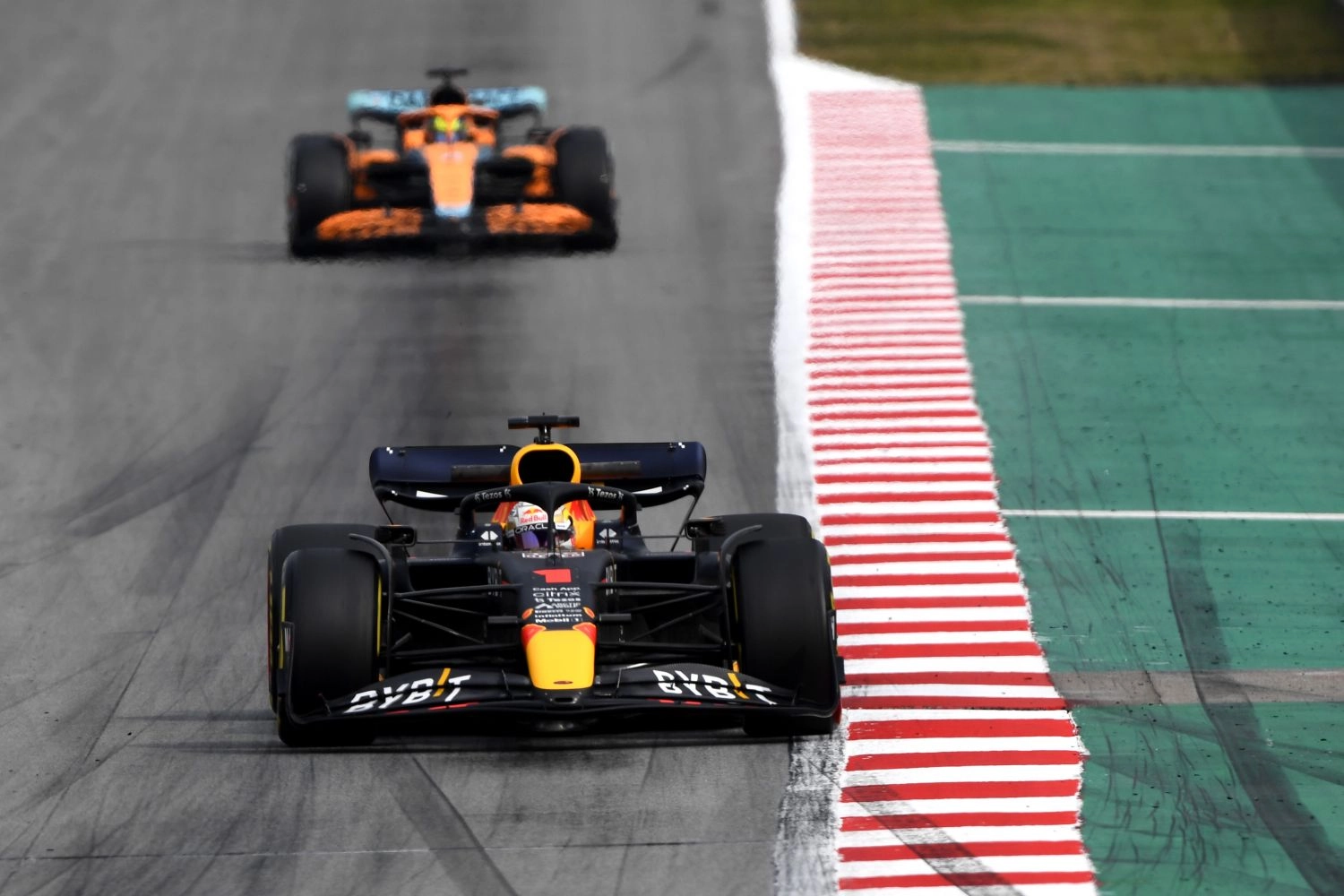 Rankings of the best times achieved during the Barcelona tests ...