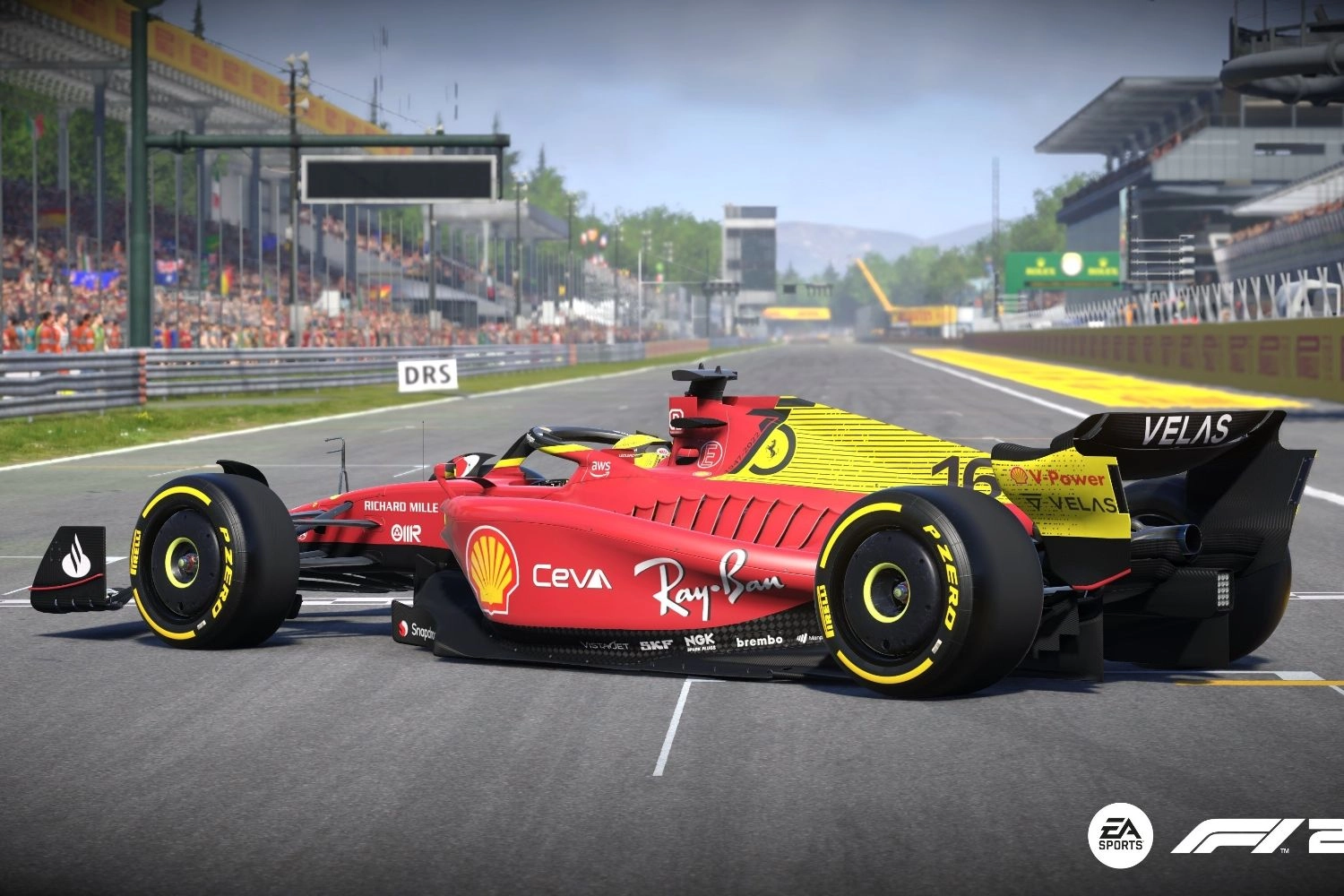 The new livery of Ferrari featured in F1 22 - Motorsinside English