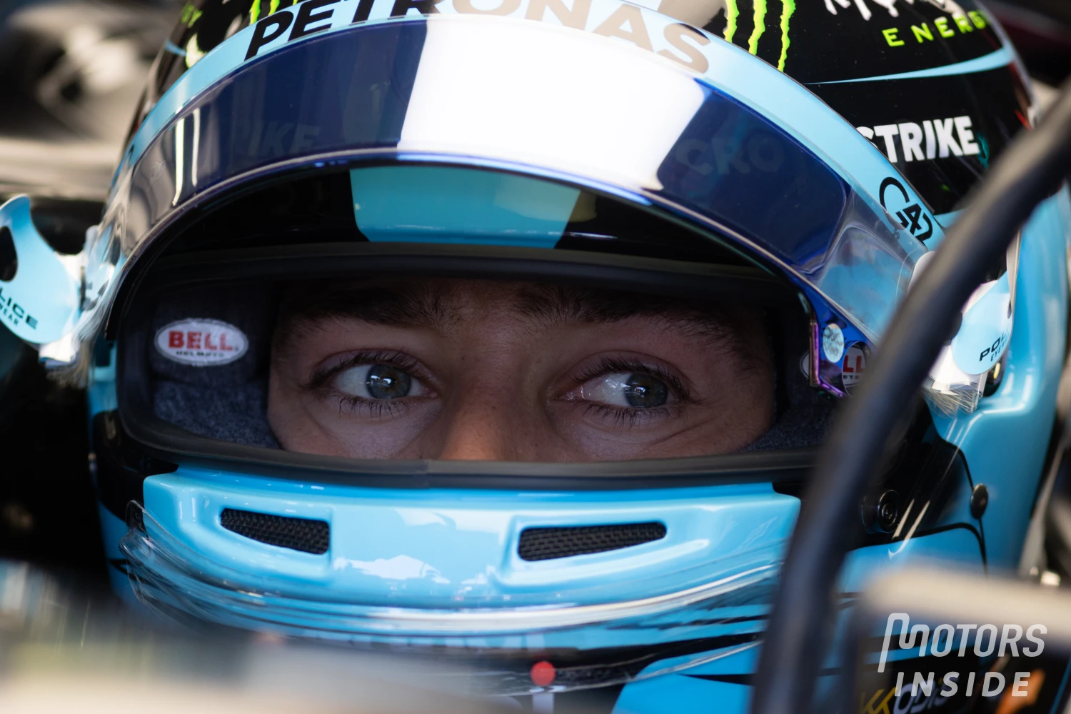 George Russell received two penalty points on his Super Licence ...