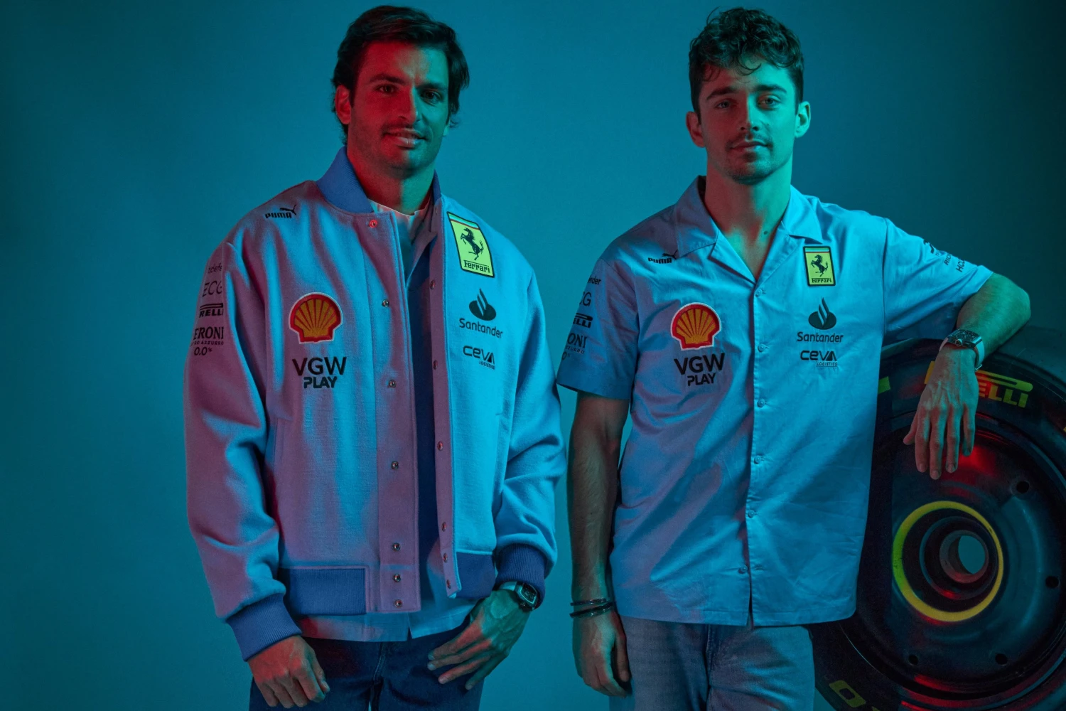 Blue on the Ferrari at the Miami Grand Prix - Motorsinside English