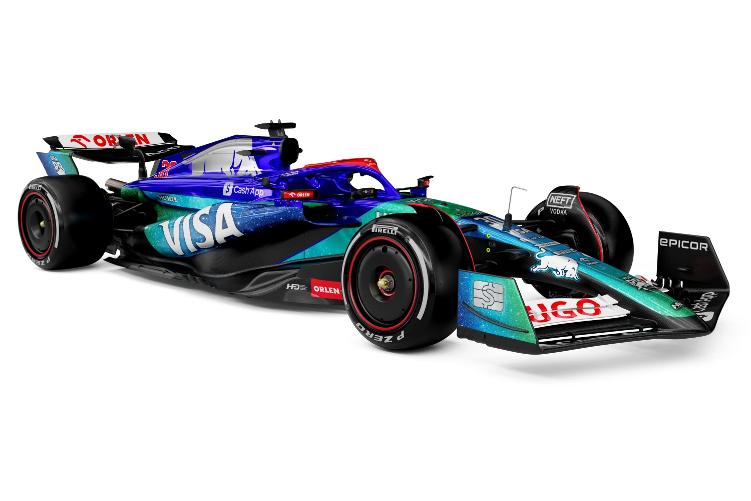Racing Bulls unveils a livery reminiscent of the Sauber Petronas of the ...