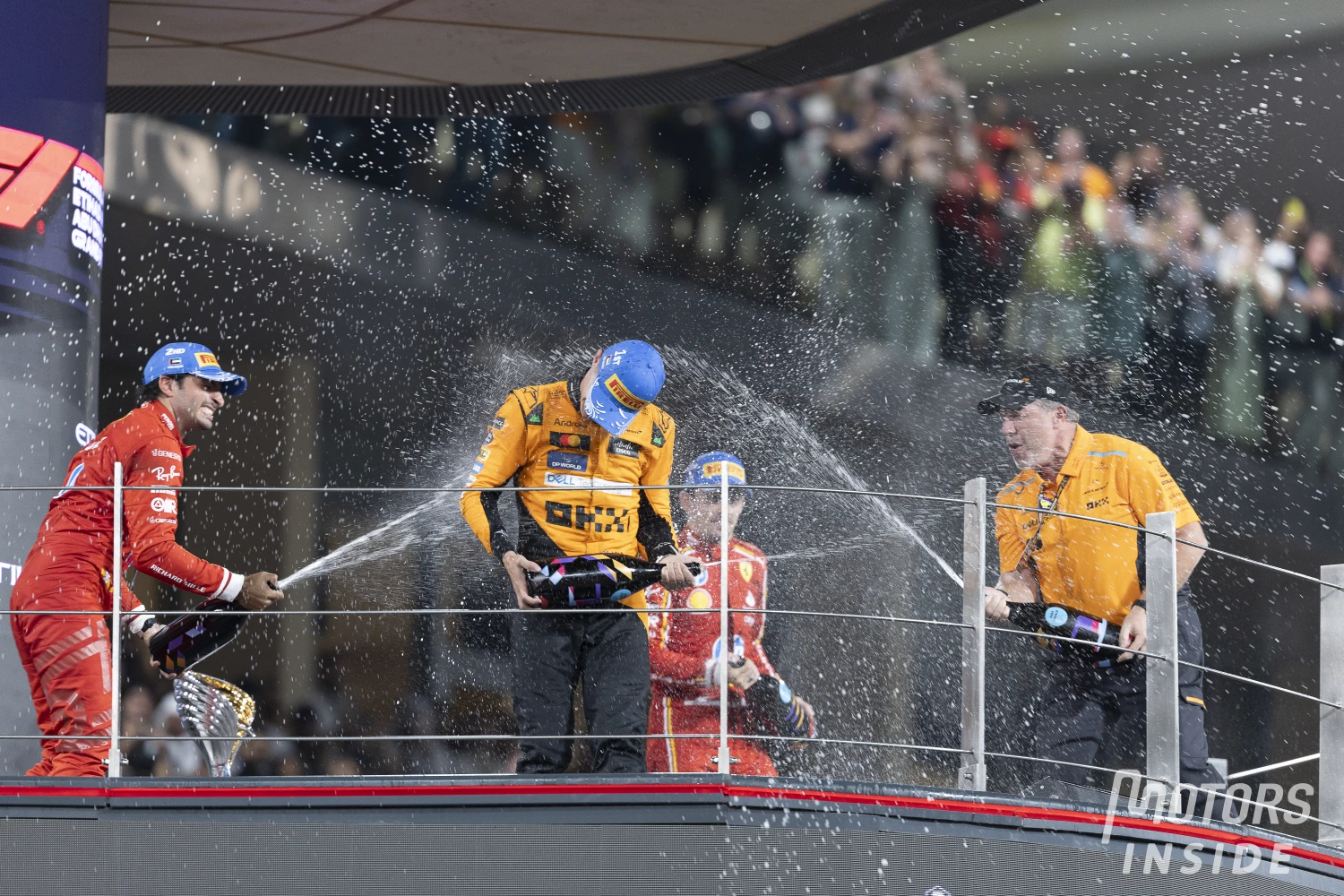 The return of (real) champagne to F1 podiums: Moët & Chandon replaces ...