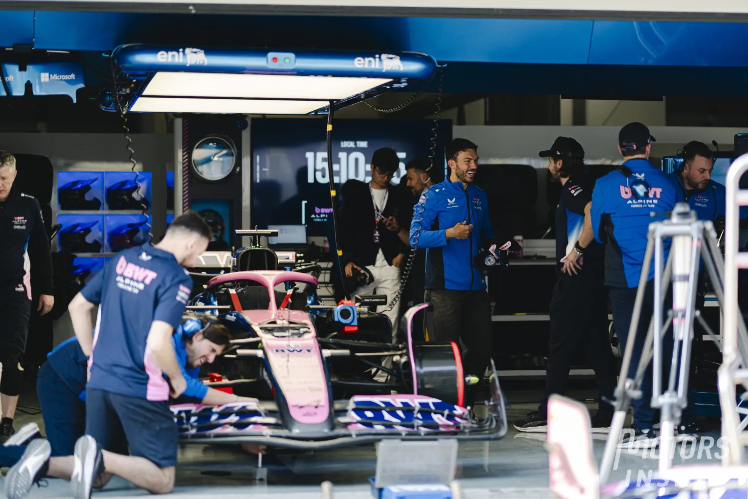 Alpine stiffens its rear wing to comply with new FIA directive and ...